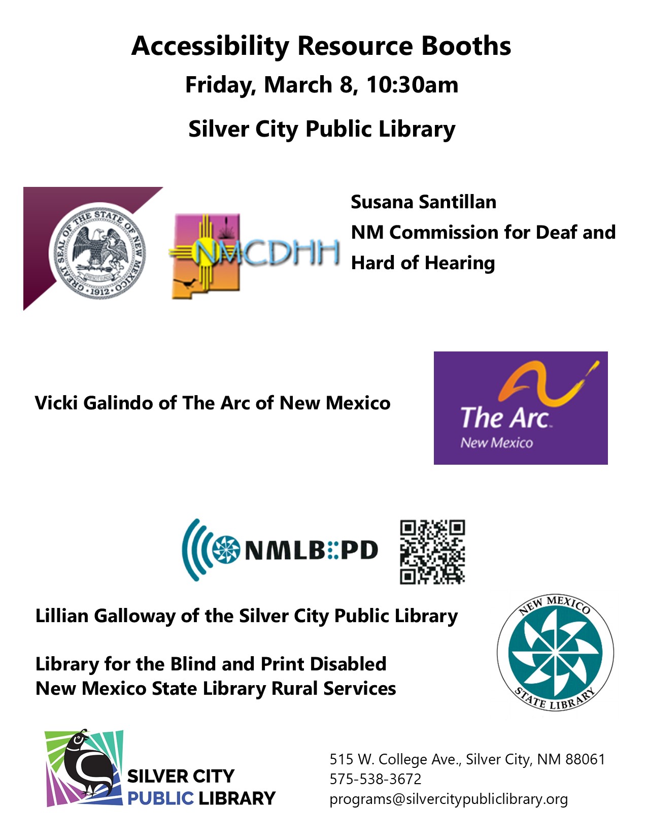 Happening This Week! March 6-9 – Silver City Public Library